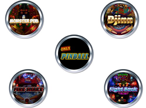 Only Pinball Wheel set - Tarcisio Style Wheels - Virtual Pinball Universe