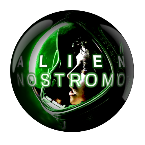 Alien Nostromo (Original 2022) Animated Glass Orb - Animated Wheel ...