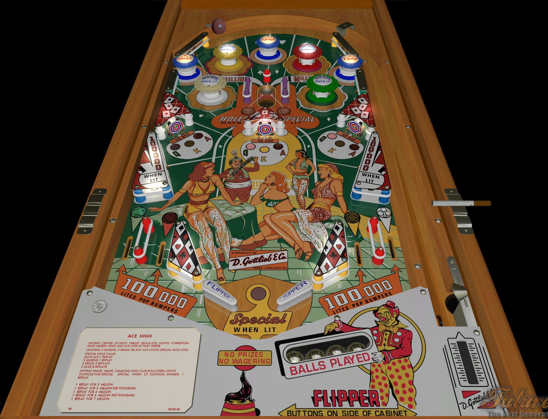 [New Future Pinball]Ace High (Gottlieb-1957) (FizX3.3) - New Releases ...