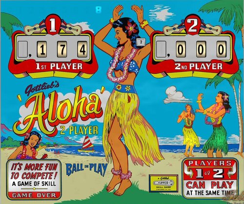 Aloha (Gottlieb-1961) (FizX3.3) - Future Pinball Files - Virtual ...