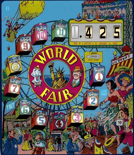 World Fair (Gottlieb-1964) (FizX3.3) - Future Pinball Tables - Virtual ...