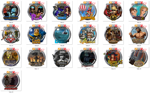 Pinball FX wheels pack 1 (ZEN ORIGINALS) - Tarcisio Style Wheels ...