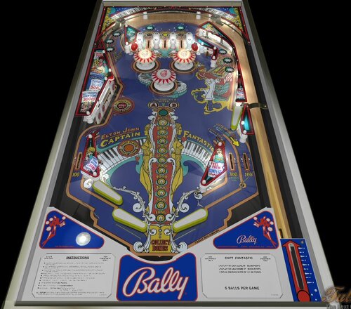Capt. Fantastic and The Brown Dirt Cowboy (Bally-1976) (FizX 3.3) - Future Pinball Tables ...