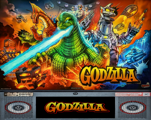 Godzilla LE(stern) - B2S Backglass Downloads - Virtual Pinball Universe