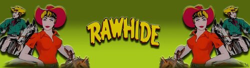 Rawhide (Stern 1977) (Wheels) - Wheel Images - Virtual Pinball Universe