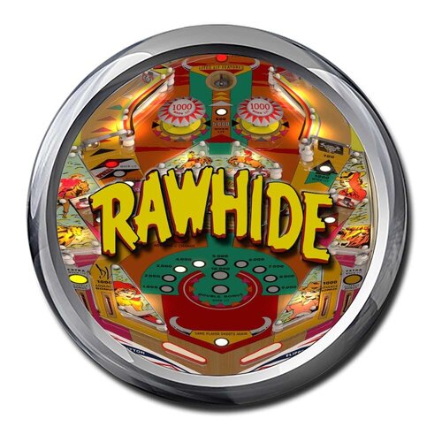 Rawhide (Stern 1977) (Wheels) - Wheel Images - Virtual Pinball Universe