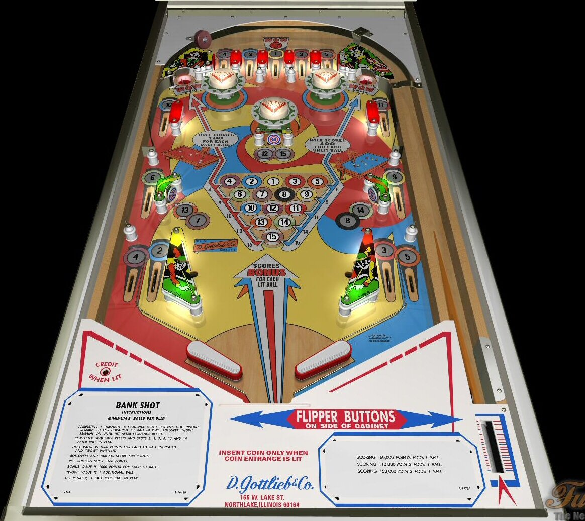 [New Future Pinball]Bank Shot (Gottlieb-1976) - New Releases - Virtual ...