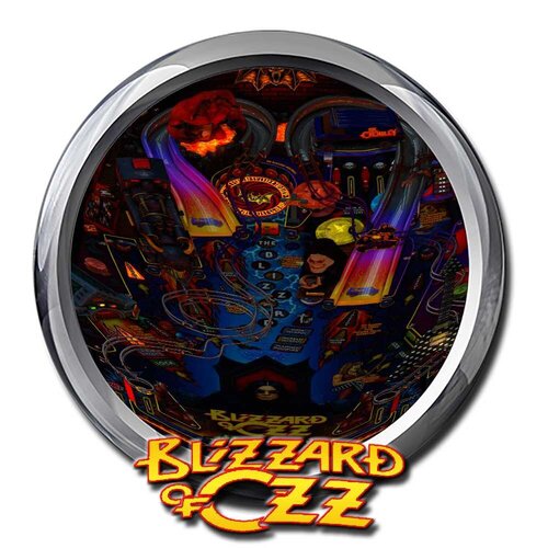 "Blizzard of Ozz" (wheels) - Wheel Images - Virtual Pinball Universe