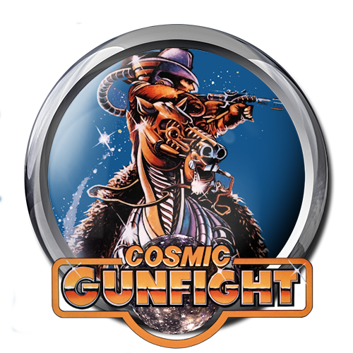 Cosmic Gunfight Wheel - Tarcisio Style Wheels - Virtual Pinball Universe