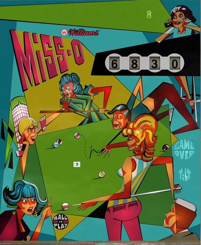 Miss O (WIlliams-1969) (FizX 3.3) - Future Pinball Tables - Virtual ...