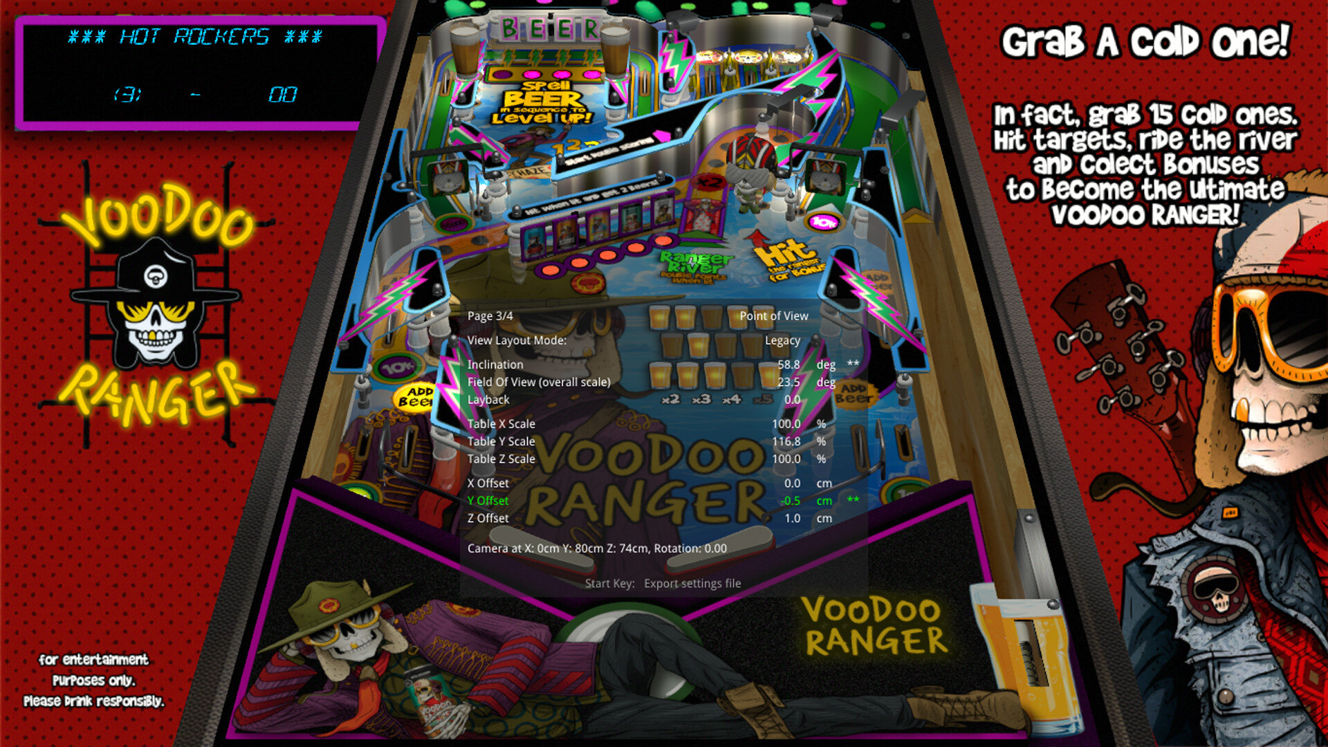 [New VPX Alert]Voodoo Ranger (ROCK 1985 MOD) 2.0.0 - New Visual Pinball ...