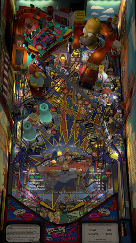 Simsons Pinball Party - VPW 2.0 lighting mod - VPURemix - VPX Table ...