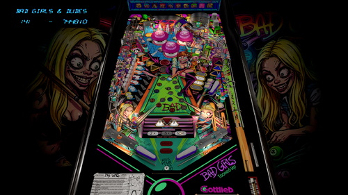 Bad Girls - Tooned-Up (Gottlieb 1988) - VPX - Pinball Tables - Virtual ...