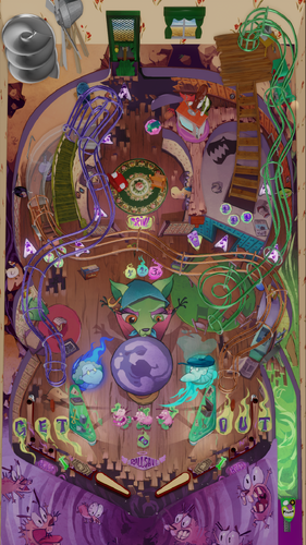 Courage the Cowardly Dog Pinball - VPX - Pinball Tables - Virtual ...