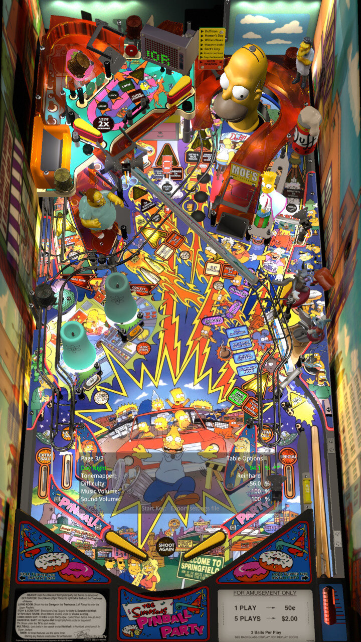 [VPURemix]Simpsons Pinball Party - VPW 2.0 lighting mod - New Visual ...