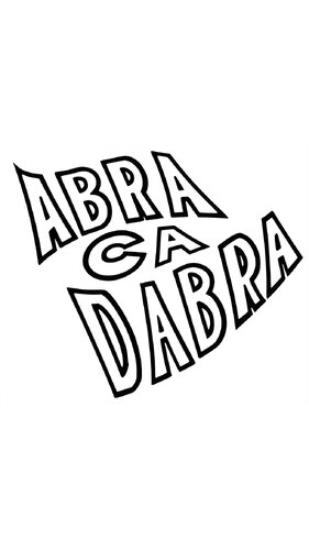 Abra Ca Dabra (Gottlieb 1975) clear wheel logo 4K - Wheel Images ...