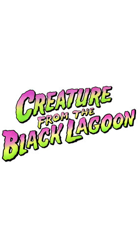 Creature From The Black Lagoon (Bally 1992) clear wheel logo HQ - Wheel ...