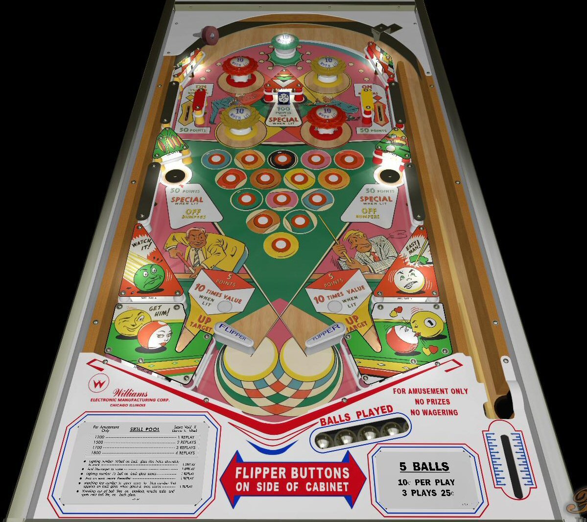 [New Future Pinball]Skill Pool (Williams-1963) (FizX3.3) - New Releases ...