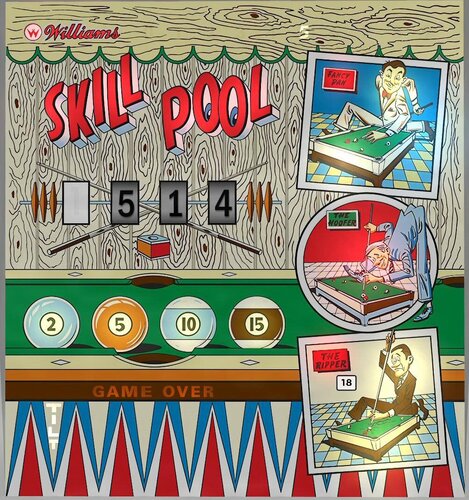 Skill Pool (Williams-1963) (FizX3.3) - Future Pinball Tables - Virtual ...