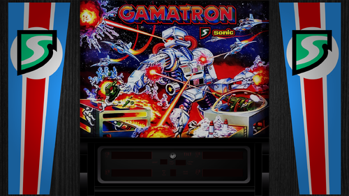 Gamatron (Sonic 1986) B2S Cabinet Art - Backglass Resources - Virtual ...