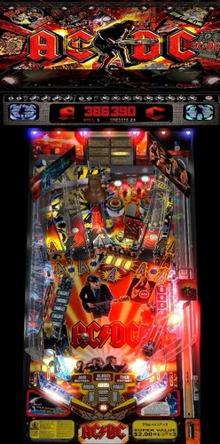 ACDC Pro Vault (Stern 2012) - Playfield Videos - Virtual Pinball Universe