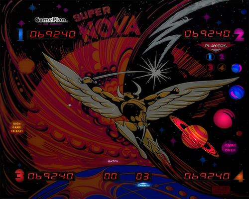 Super Nova (Game Plan 1980) - B2S Alternate / Original - Virtual ...